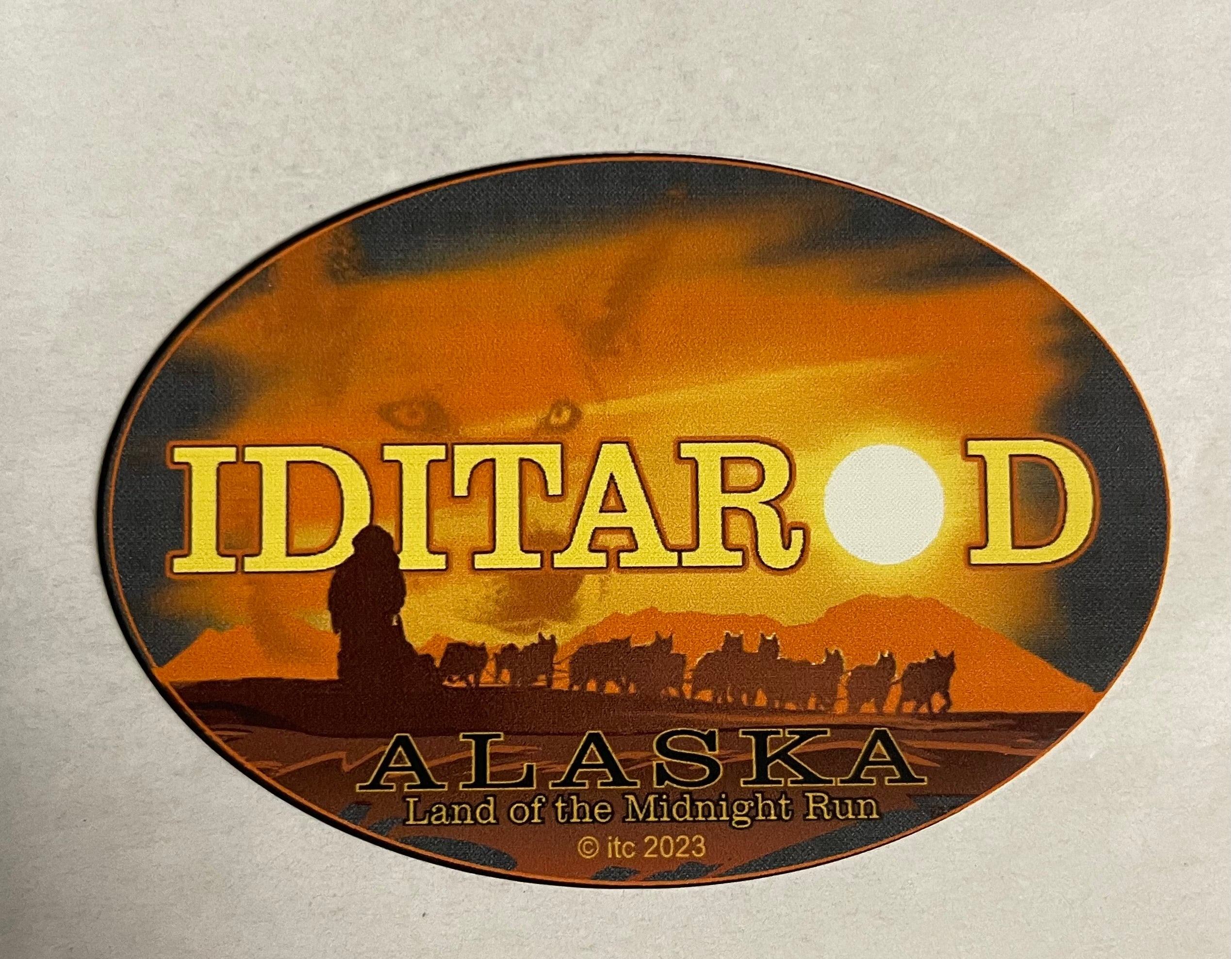 Land of the Midnight Run sticker – Iditarod