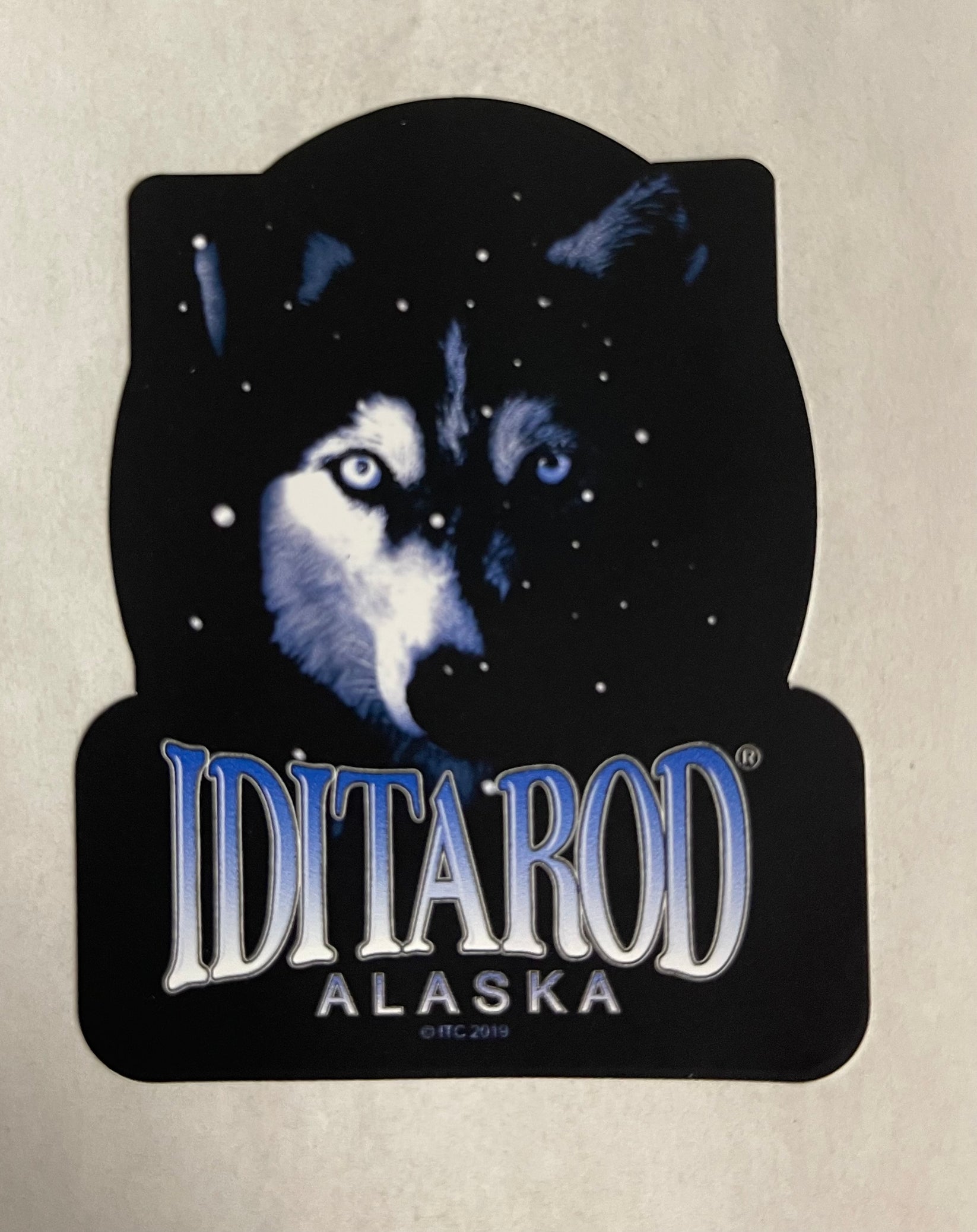 Blue Dog sticker – Iditarod