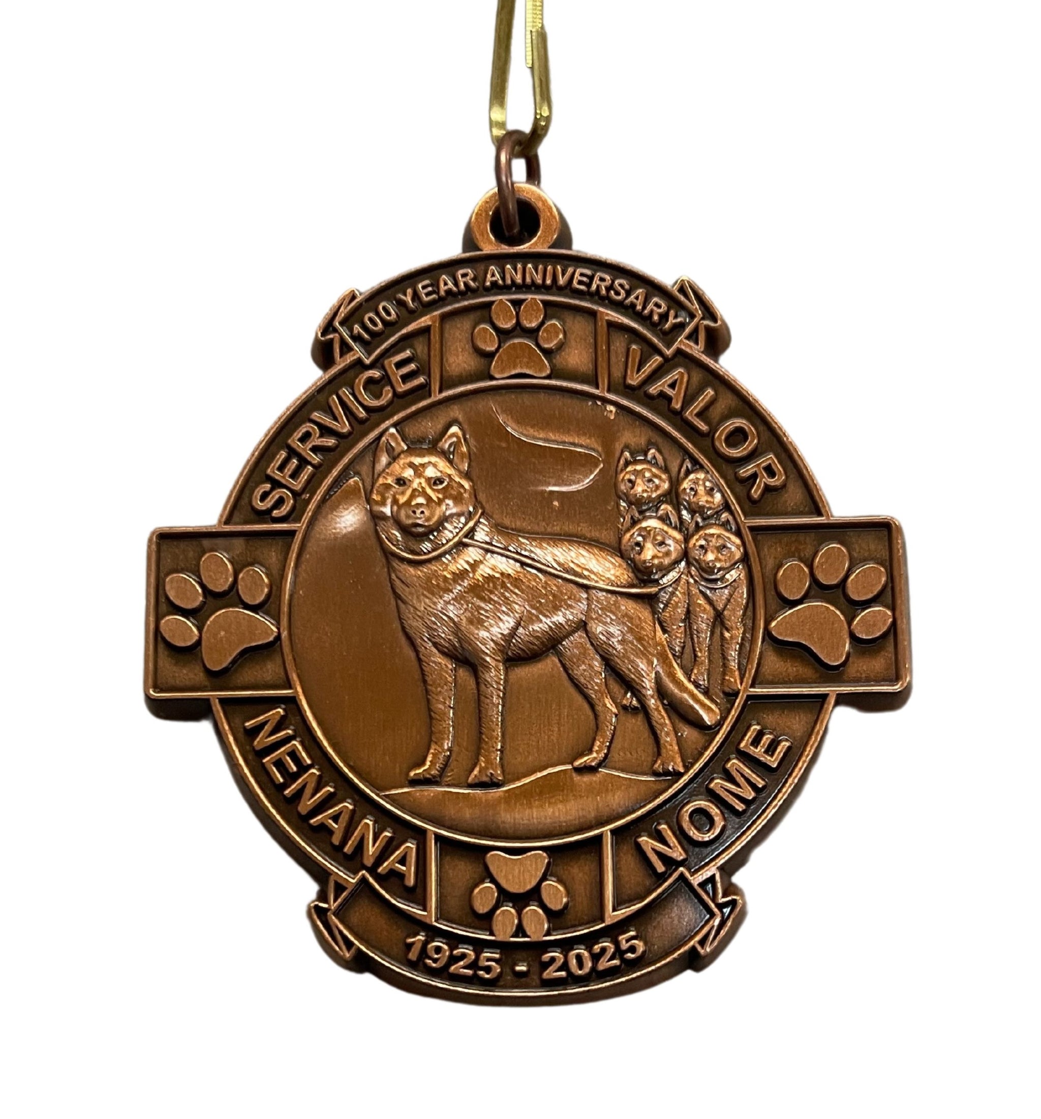 Serum Run 100th Anniversary Medallion – Iditarod